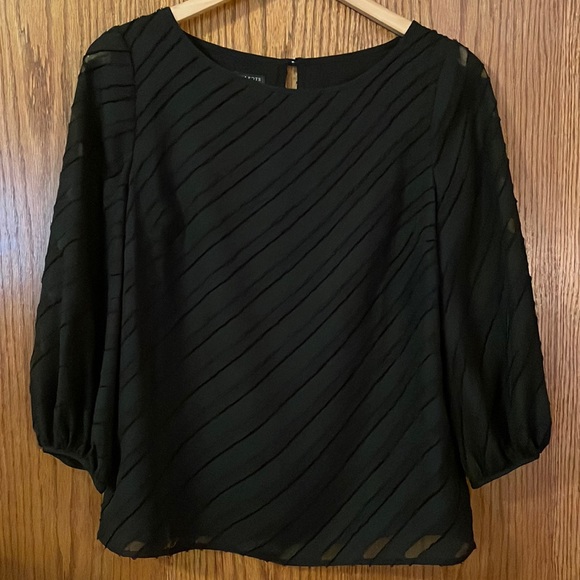 Talbots | Tops | Talbots Black Lace Top | Poshmark